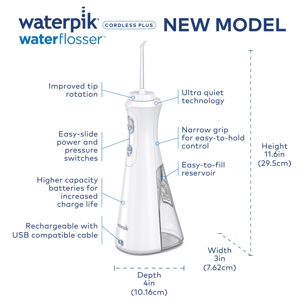 Bevielis burnos irigatorius Waterpik WP-490 | Waterpik